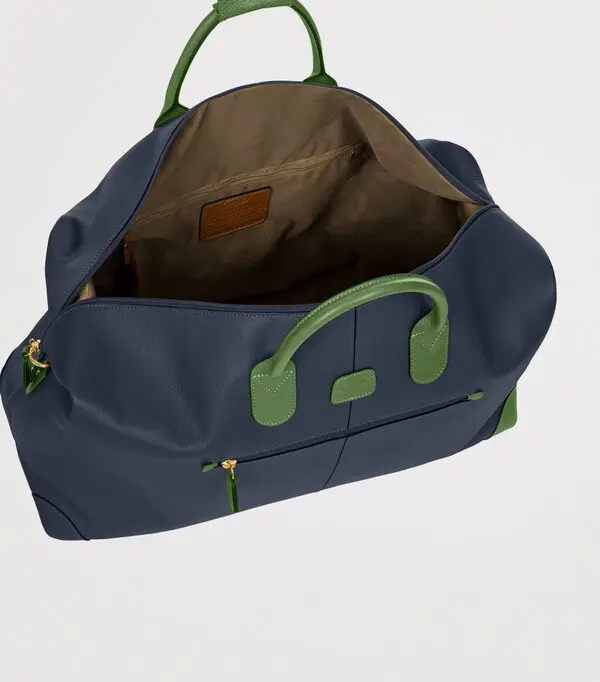Bric'S Leather Bellagio Holdall - Blue