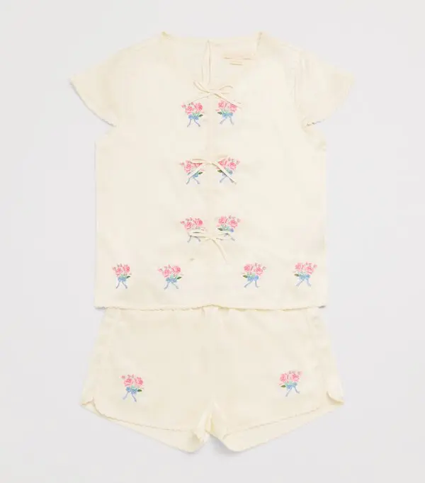 KONGES SLOJD Konges Sløjd Embroidered Sheeny Shorts