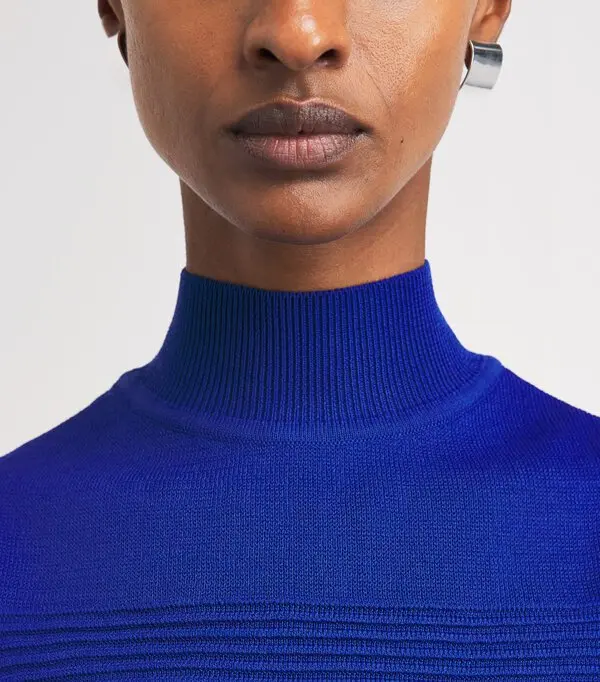 EDELINE LEE Sleeveless High Neck Knit Top