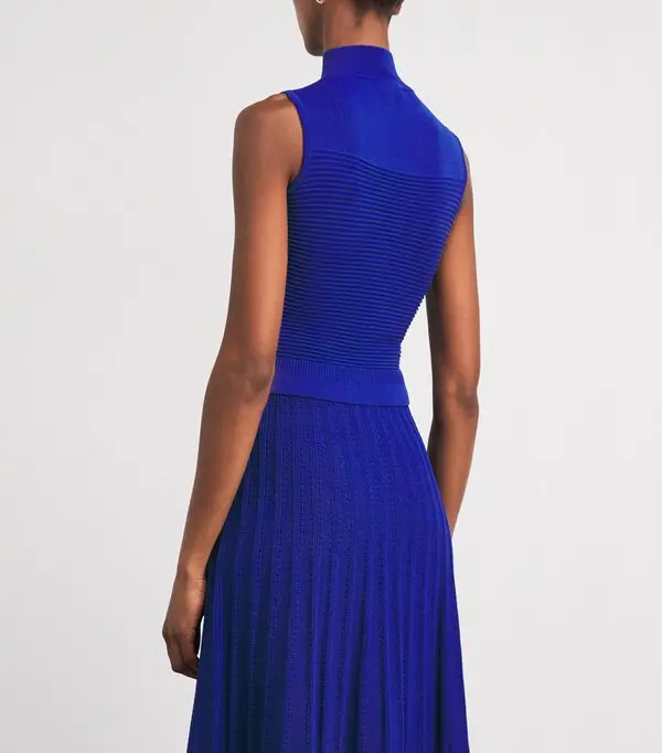EDELINE LEE Sleeveless High Neck Knit Top