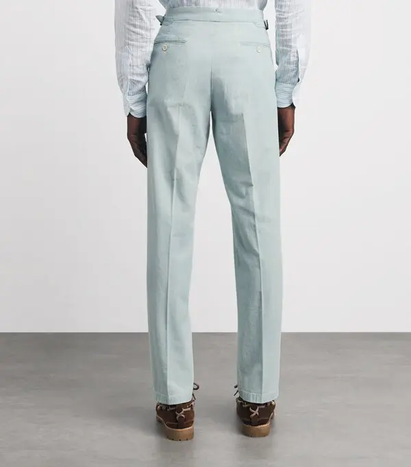 Polo Ralph Lauren Linen Straight Leg Trousers