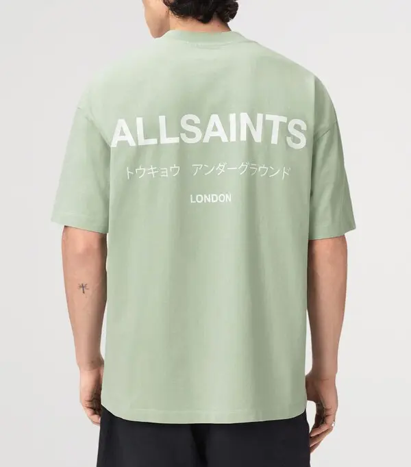 ALLSAINTS Organic Cotton Underground T-shirt - Green