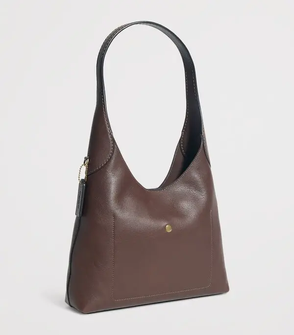 COACH Leather Brooklyn 28 Shoulder Bag