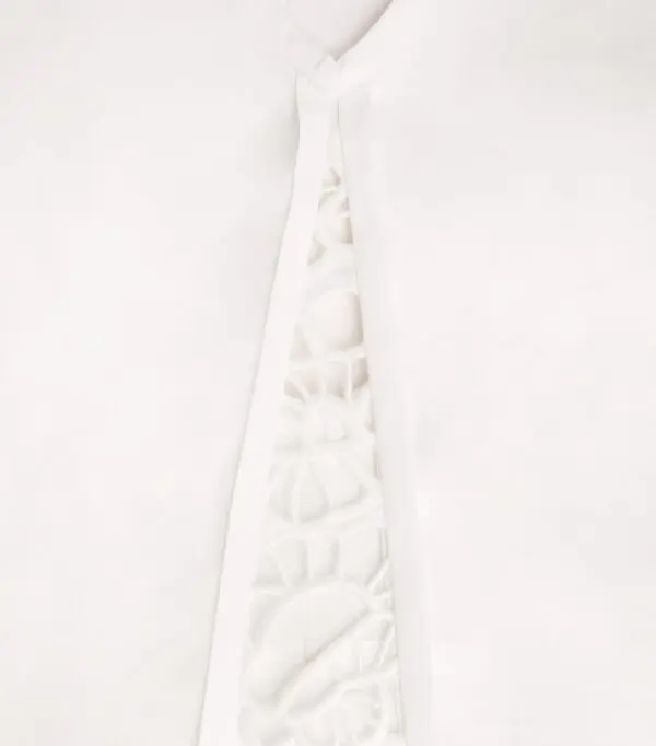 SIR. Cotton Klara Maxi Dress With Floral Embroidery - Ivory