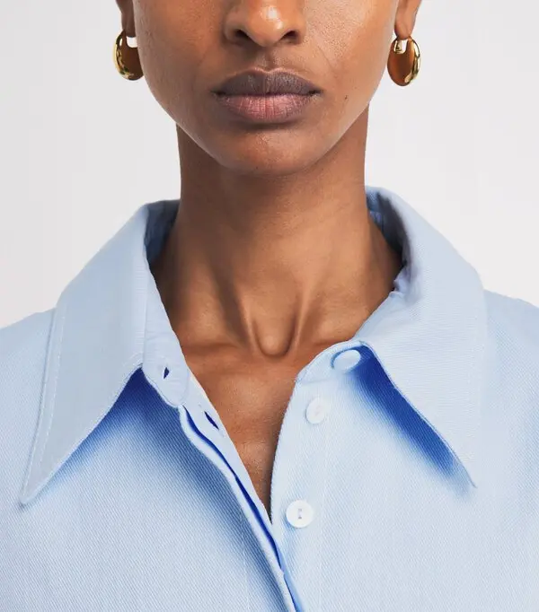 EMILIA WICKSTEAD Denim Jody Midi Dress - Blue
