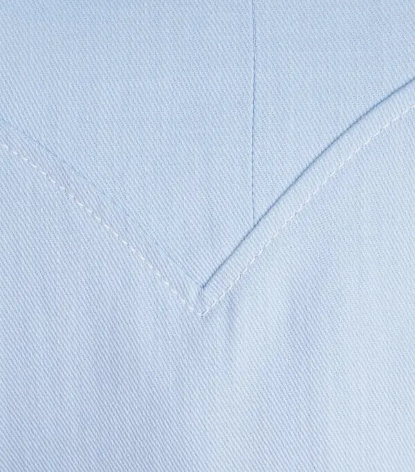 EMILIA WICKSTEAD Denim Jody Midi Dress - Blue