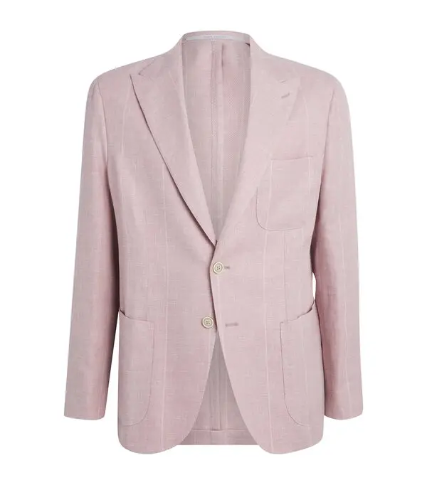 Eleventy Linen-wool Blend Blazer