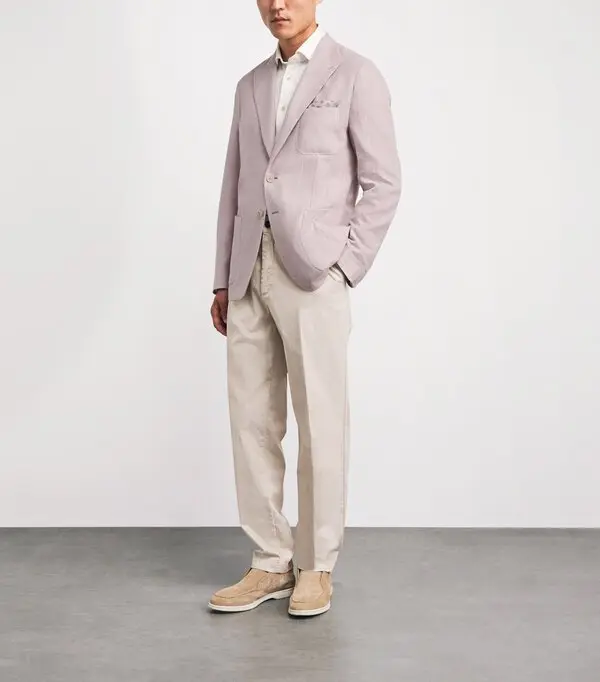 Eleventy Linen-wool Blend Blazer