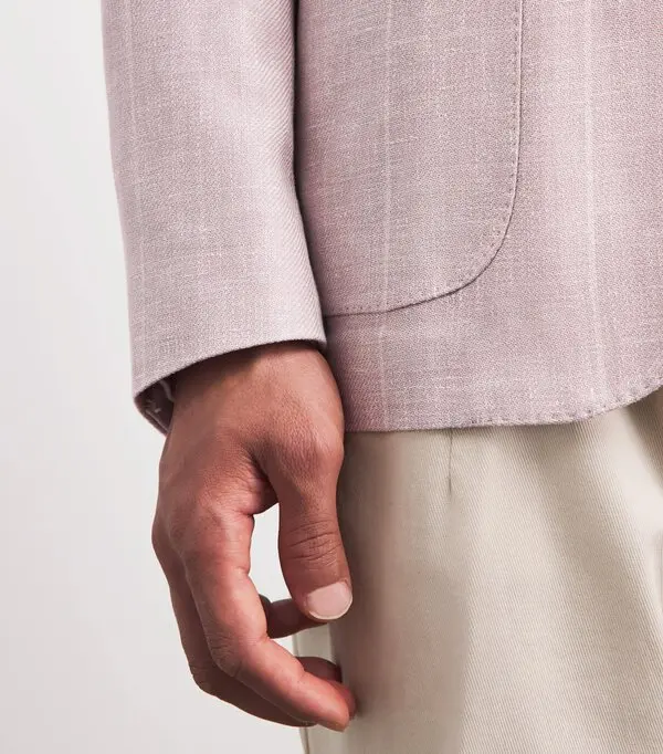 Eleventy Linen-wool Blend Blazer