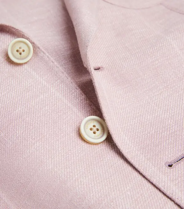 Eleventy Linen-wool Blend Blazer