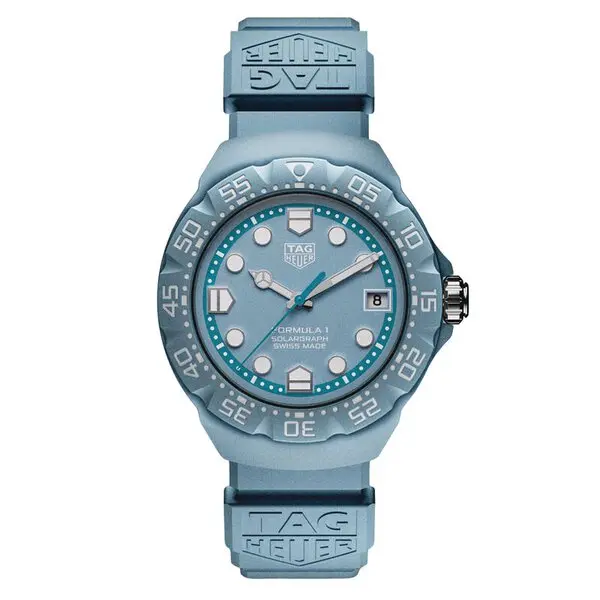 Tag Heuer Formula 1 Solargraph Blue Dial Watch, 38mm|wby1163.ft8113 - Rubber