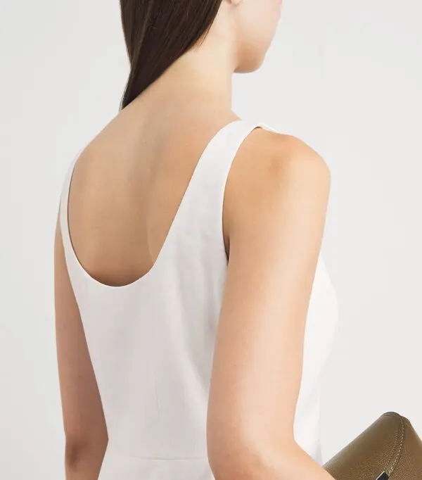 Theory Linen-blend Mini Dress