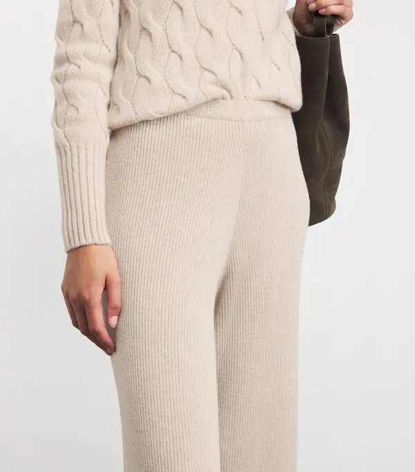 Johnstons Of Elgin Wool Ribbed Trousers