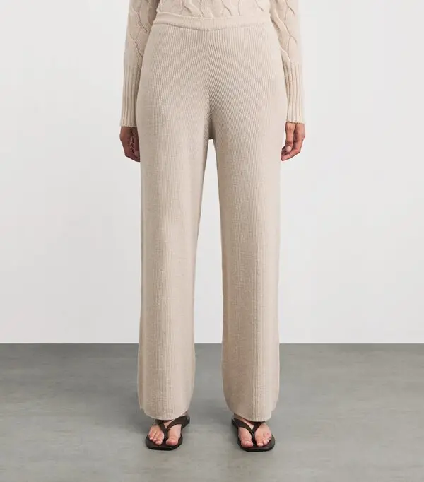 Johnstons Of Elgin Wool Ribbed Trousers