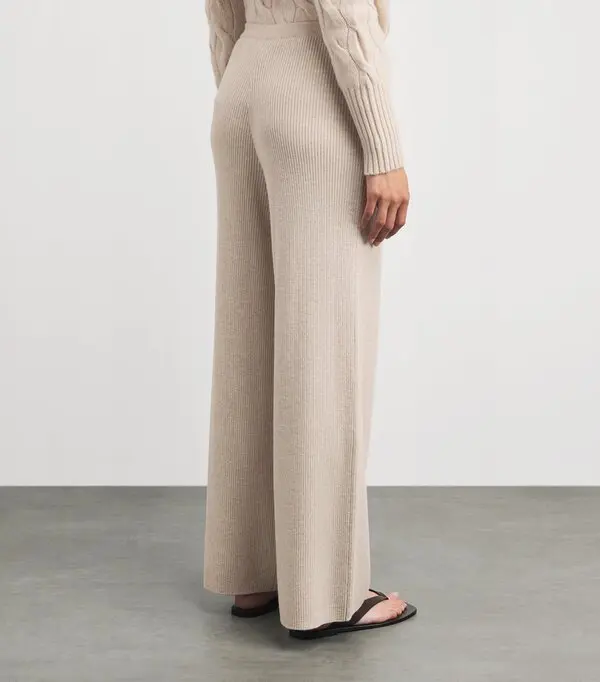 Johnstons Of Elgin Wool Ribbed Trousers