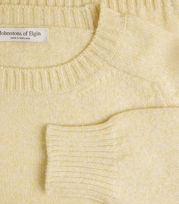Johnstons Of Elgin Pure Lambswool Crew Neck Sweater