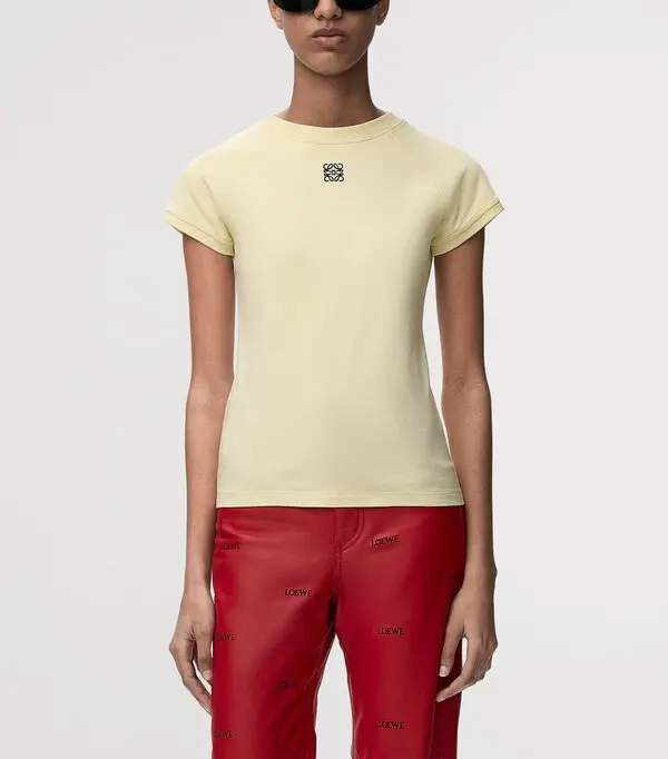 Loewe Anagram Embroidered Cotton-blend Baby T-shirt