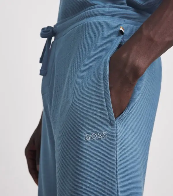 BOSS Rib-knit Logo Shorts