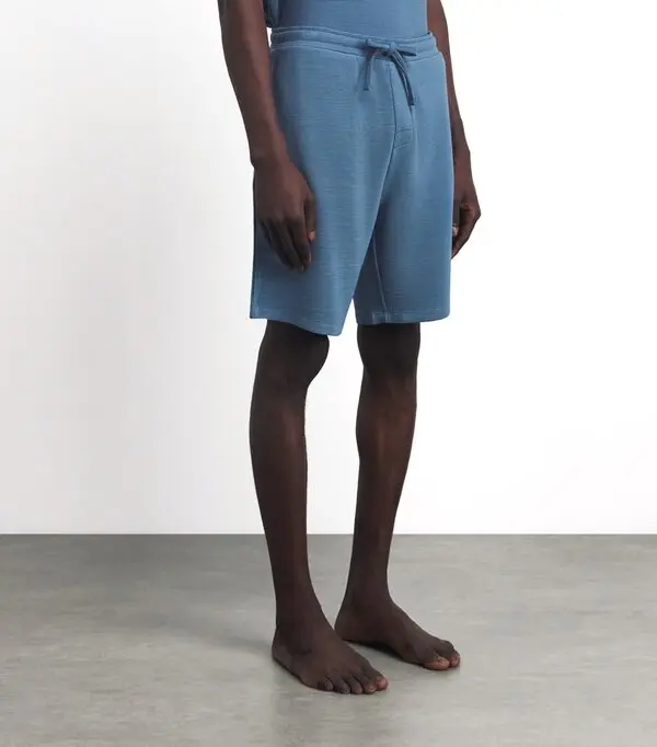 BOSS Rib-knit Logo Shorts