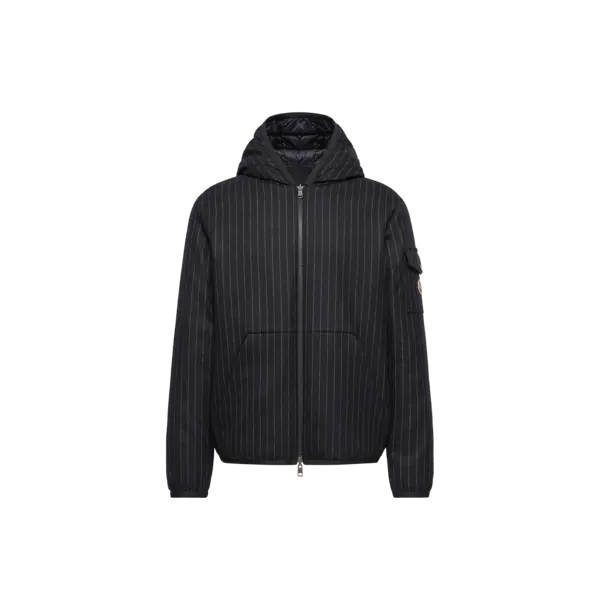 Moncler Ceze Reversible Hooded Short Jacket - Blue