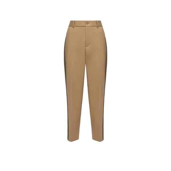 Moncler Tailored Cotton Blend Pants - Beige