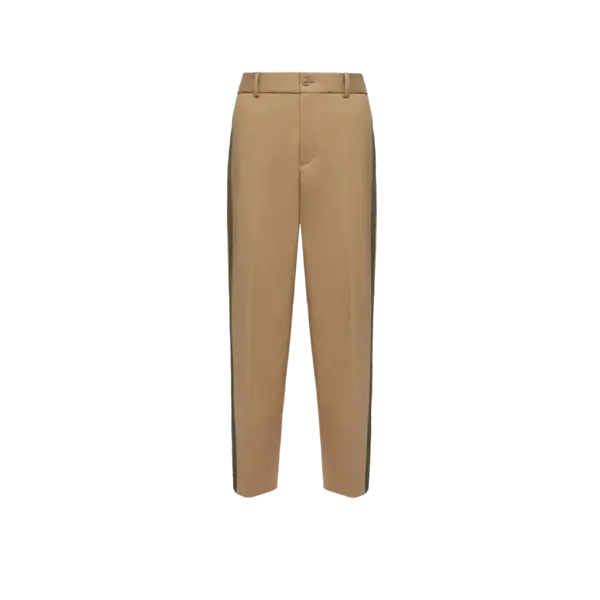 Moncler Tailored Cotton Blend Pants - Beige