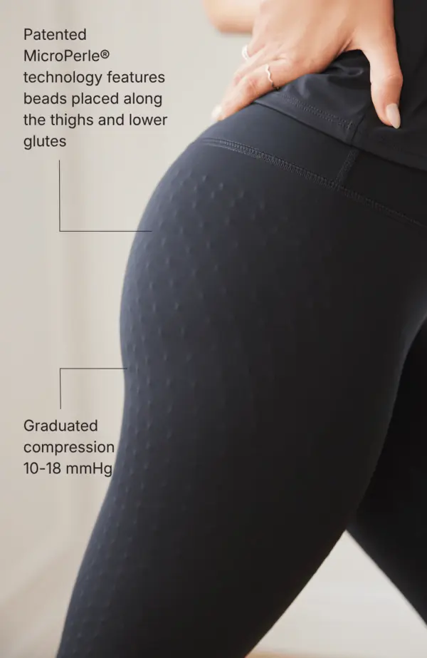 ELASTIQUE ATHLETICS L'original Lymphatic Compression Leggings - Plum