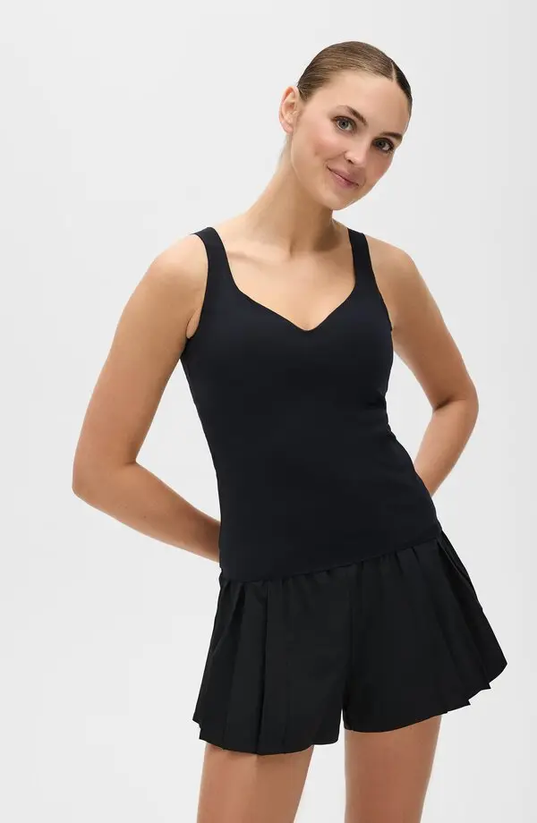 ELASTIQUE ATHLETICS Iconic Microperle Tank - Black