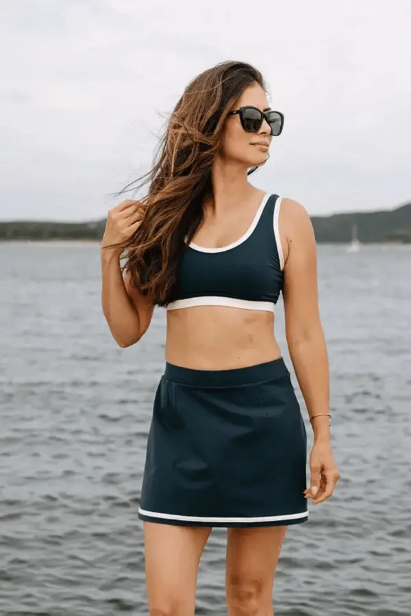ELASTIQUE ATHLETICS Monte Carlo Skort - Navy