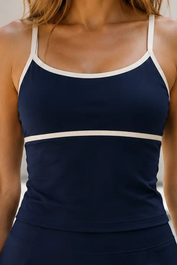 ELASTIQUE ATHLETICS Monte Carlo Tank - Navy