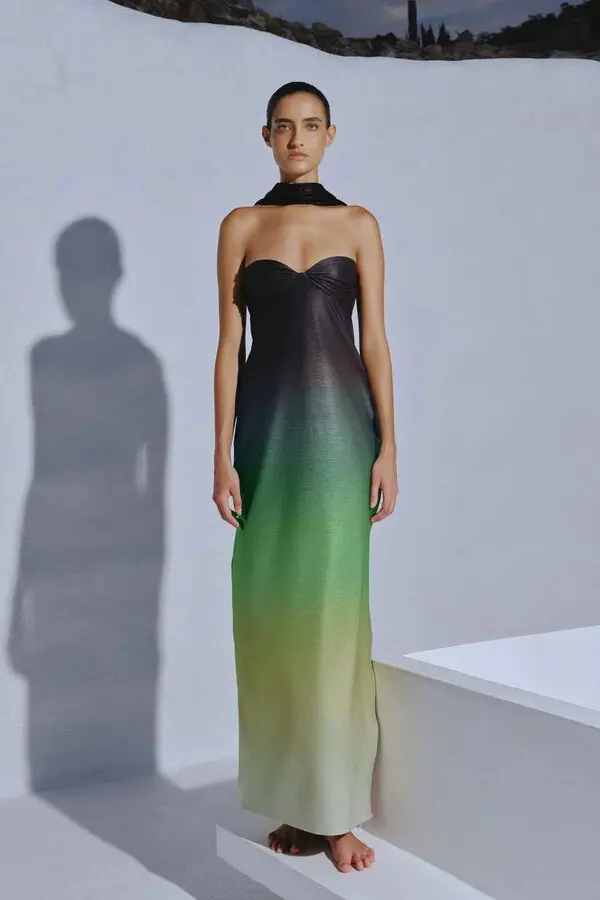 BAOBAB Athena Maxi Dress - Forest