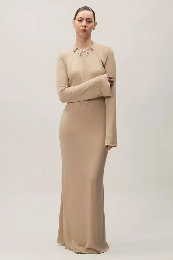 BAOBAB Musa Maxi Dress - Almendras