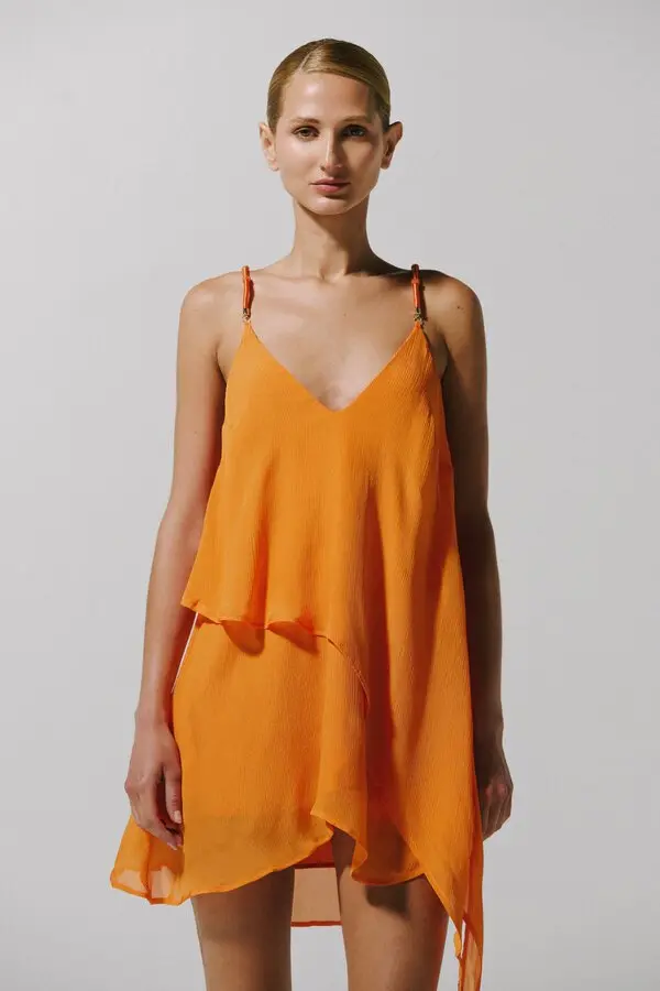 BAOBAB Marian Mini Dress - Mandarine Lush