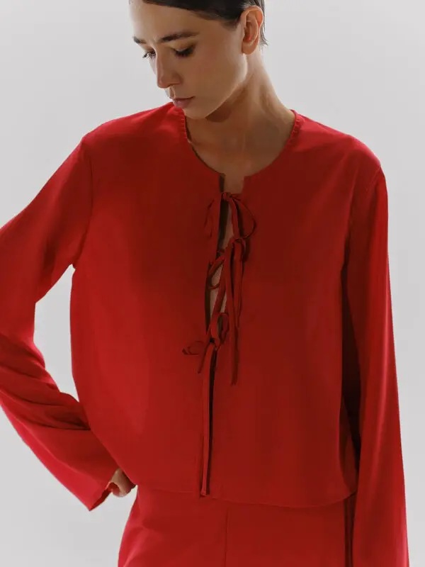 BAOBAB Parma Blouse - Fire Red