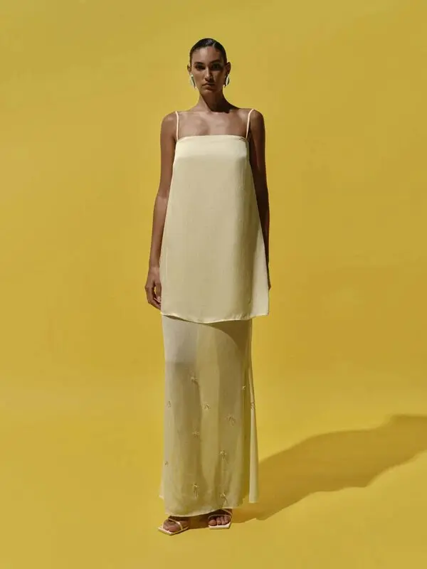 BAOBAB Noel Maxi Dress - Butter