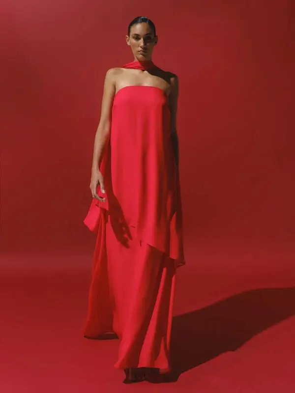 BAOBAB El Maxi Dress - Fire Red