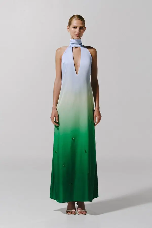 BAOBAB Magia Salvaje Maxi Dress - Algae