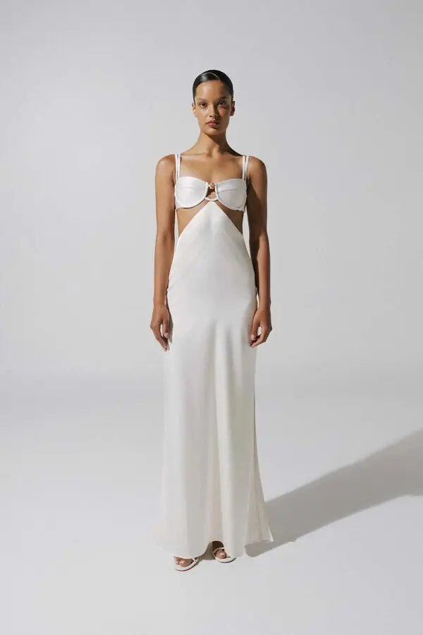 BAOBAB Kalina Maxi Dress - Alabaster Shell
