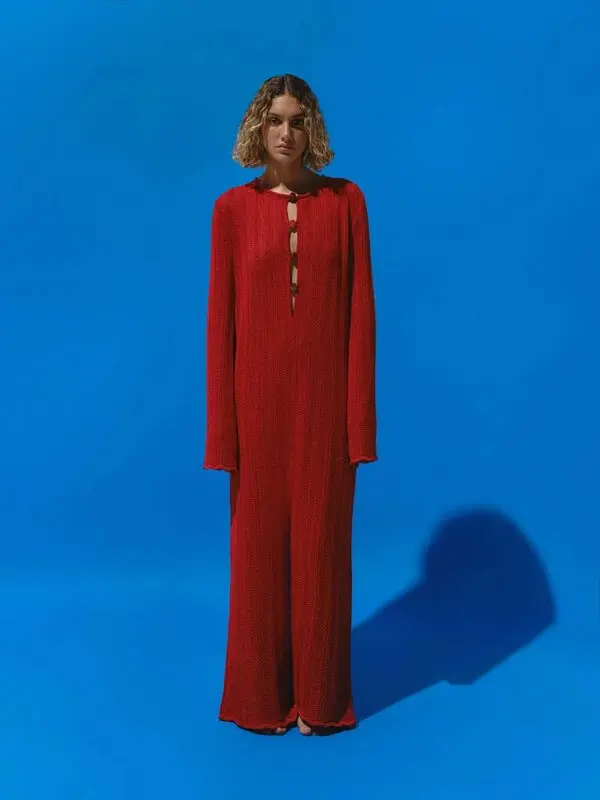 BAOBAB Mamu Maxi Dress - Fire Red