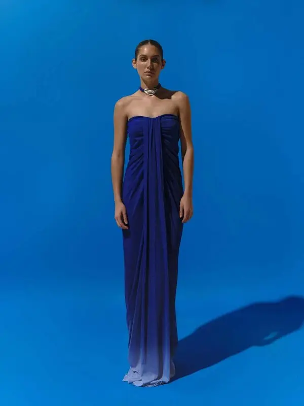 BAOBAB Lena Maxi Dress - Opal Blue
