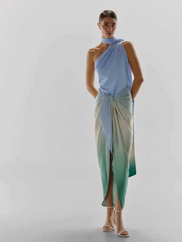 BAOBAB Lora Midi Dress - Algae