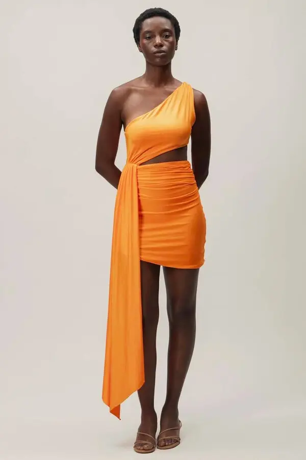 BAOBAB Zadeh Mini Dress - Mango Lush