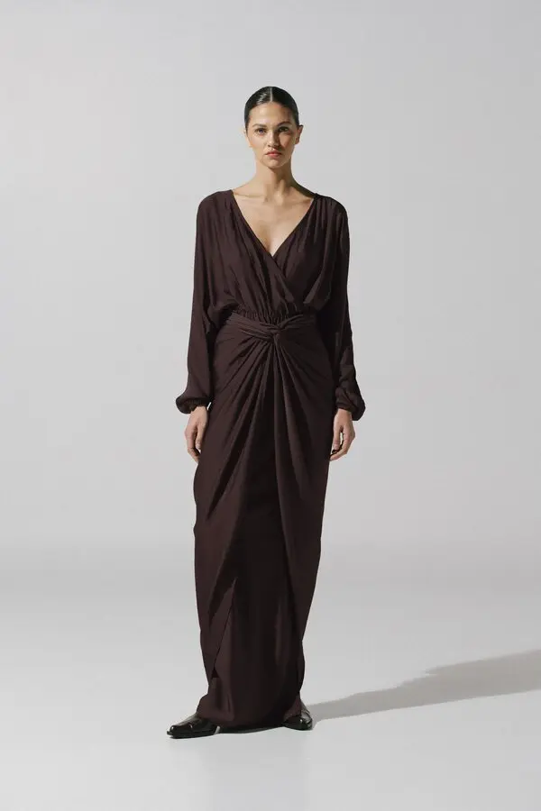 BAOBAB Alexa Maxi Dress - Espresso
