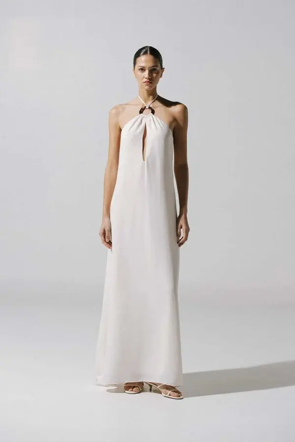 BAOBAB Rondine Maxi Dress - White Mane