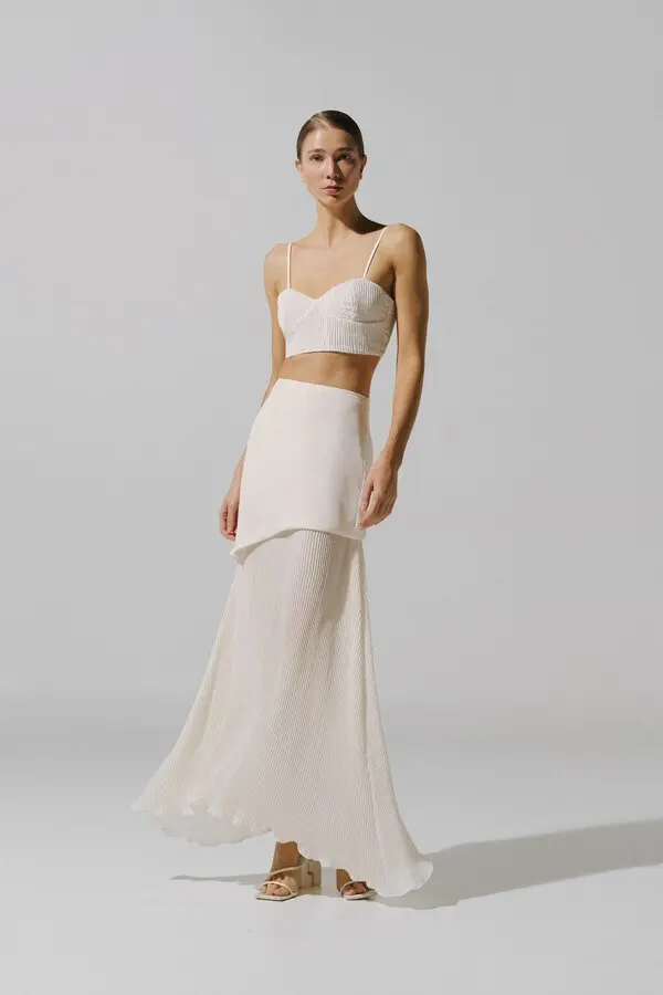 BAOBAB Roma Crop Top - Ivory