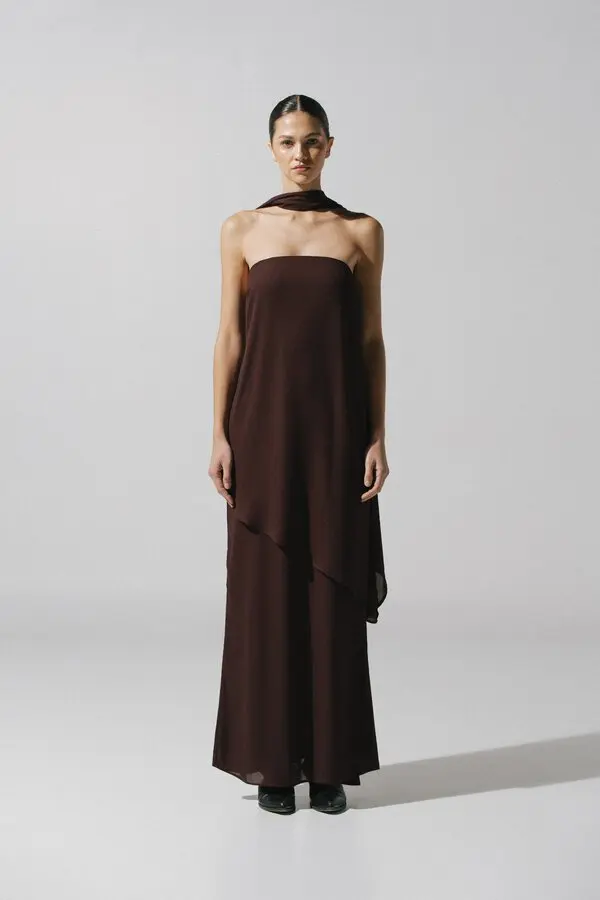 BAOBAB El Maxi Dress - Chocolate