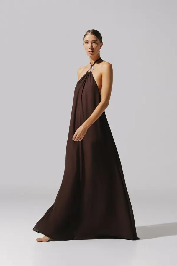 BAOBAB Flora Maxi Dress - Cocoa