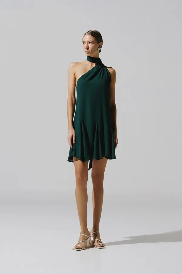 BAOBAB Ari Mini Dress - Forest Green