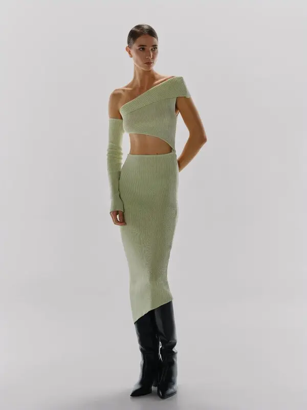BAOBAB Botanico Midi Dress - Mantis
