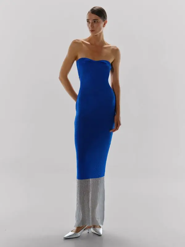 BAOBAB Anais Maxi Dress - Silver Night